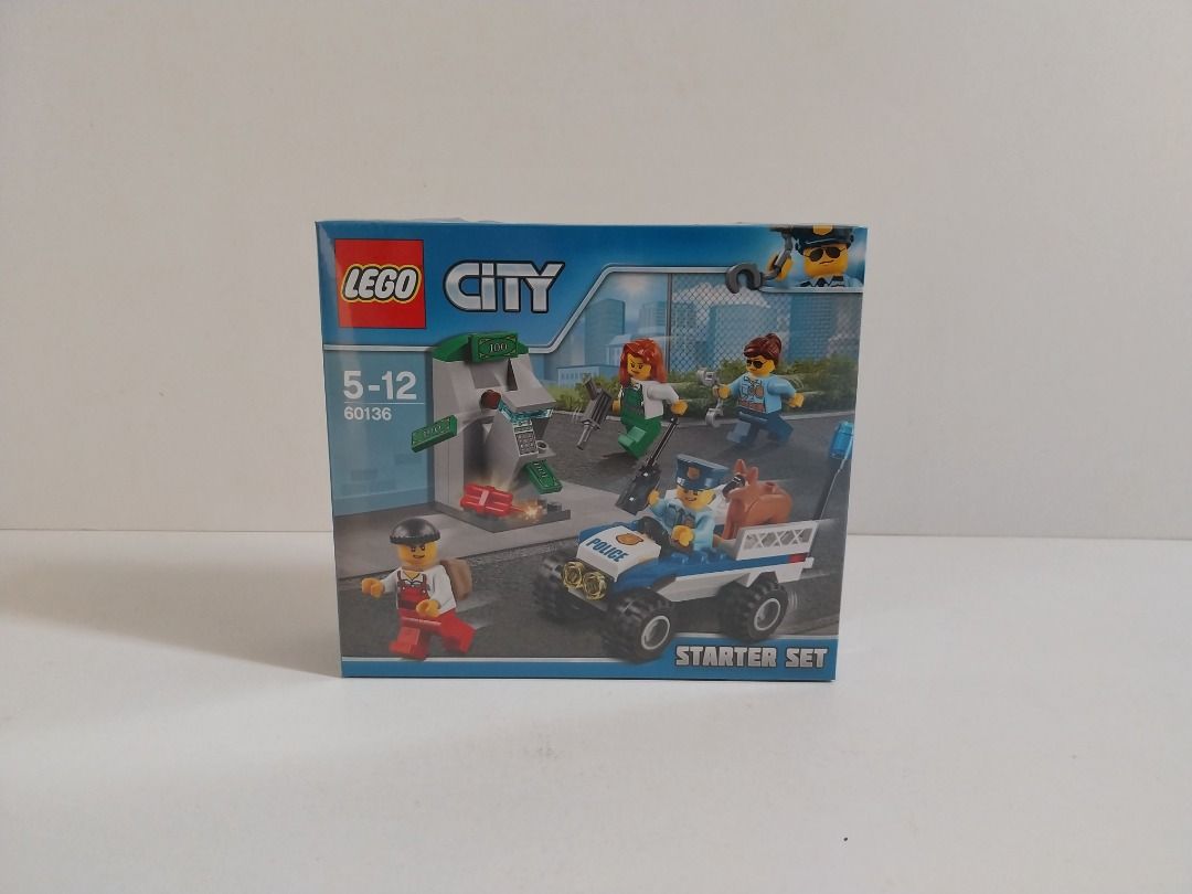 LEGO 60136 City Police Starter Set 小偷與提款機, 興趣及遊戲, 玩具 & 遊戲類 - Carousell