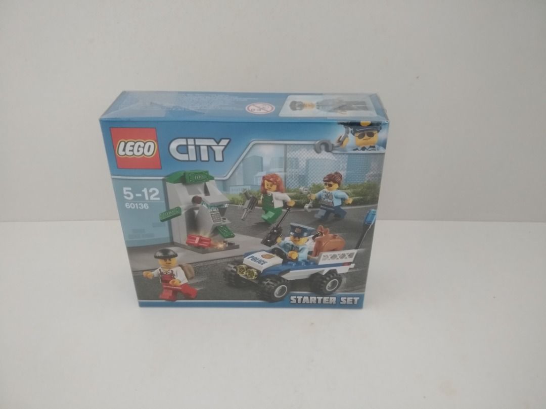 LEGO 60136 City Police Starter Set 小偷與提款機, 興趣及遊戲, 玩具 & 遊戲類 - Carousell