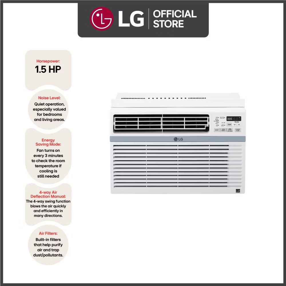 LG Window Type Aircon 1.5HP Cool choice, TV & Home Appliances, Air ...