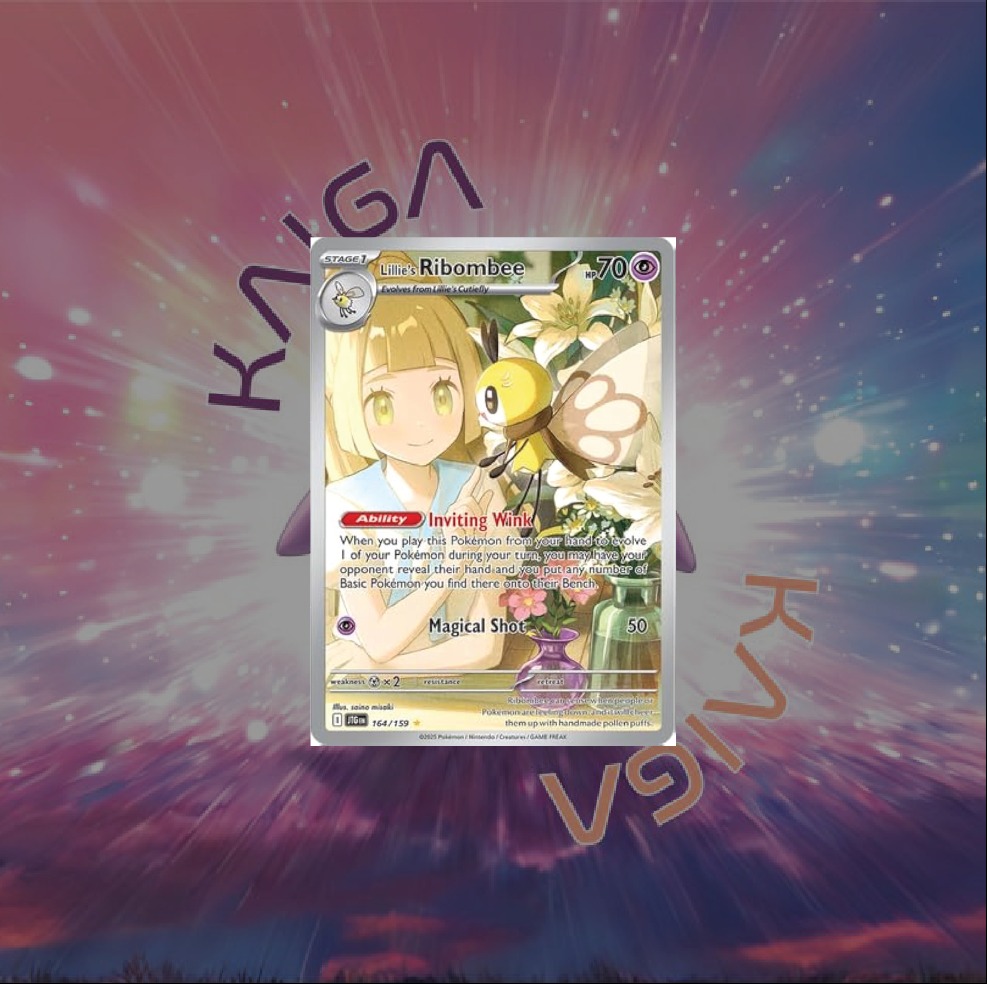 [Lillie's Ribombee] Pokemon TCG Journey Together Lillie's Ribombee 164/159, Hobbies & Toys, Toys ...