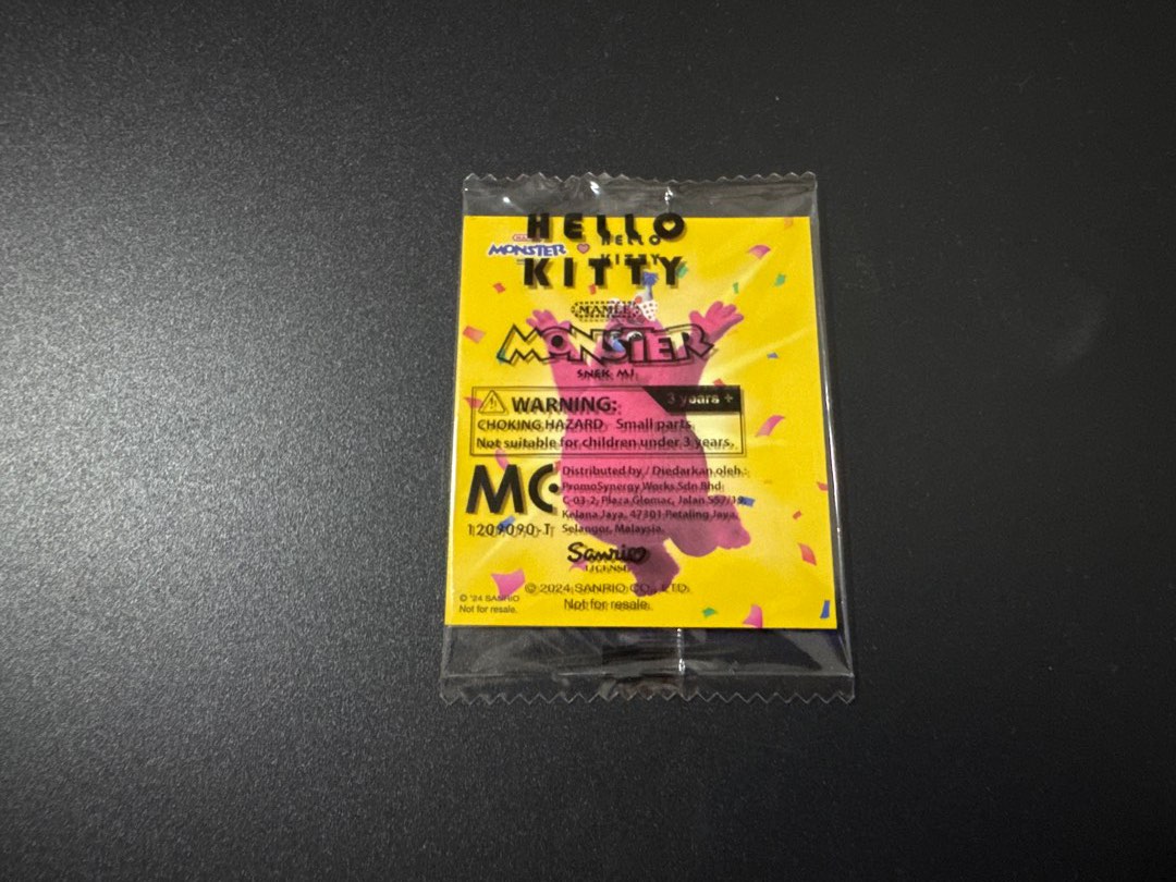 Mamee Monster x Hello Kitty Sticker, Hobbies & Toys, Memorabilia ...