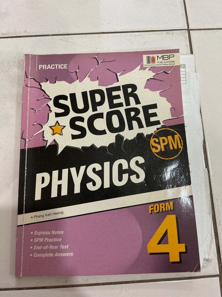 MBP Super score Physics SPM form 4, Hobbies & Toys, Books & Magazines ...