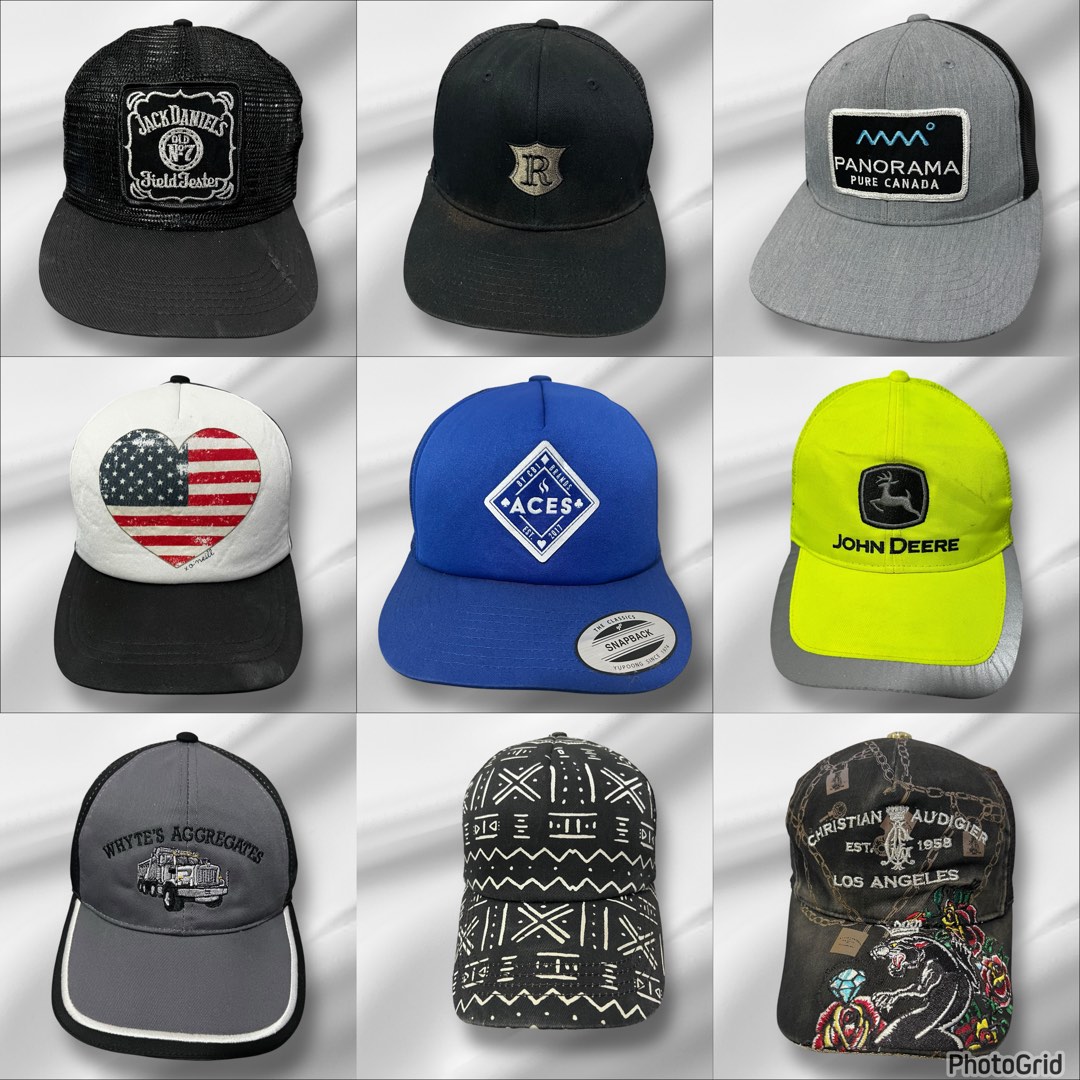 MIX BRAND TRUCKER CAP jack daniels oneill john deere billabong ed hardy ...