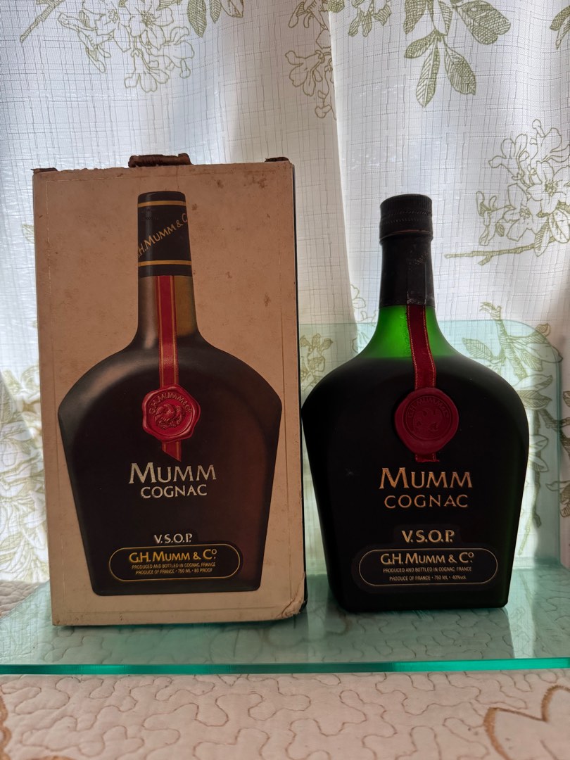 MUMM COGNAC VSOP 750ML WITH BOX, Food & Drinks, Beverages on Carousell