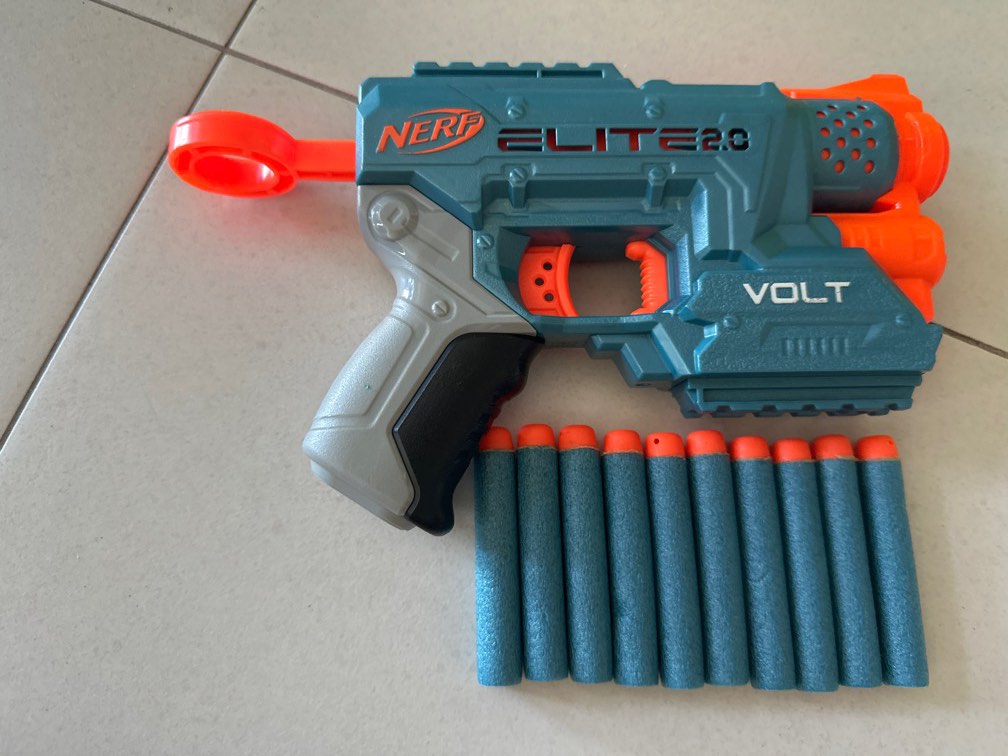 Nerf Gun Elite 2.0 Volt + 10 Bullets, Hobbies & Toys, Toys & Games on ...