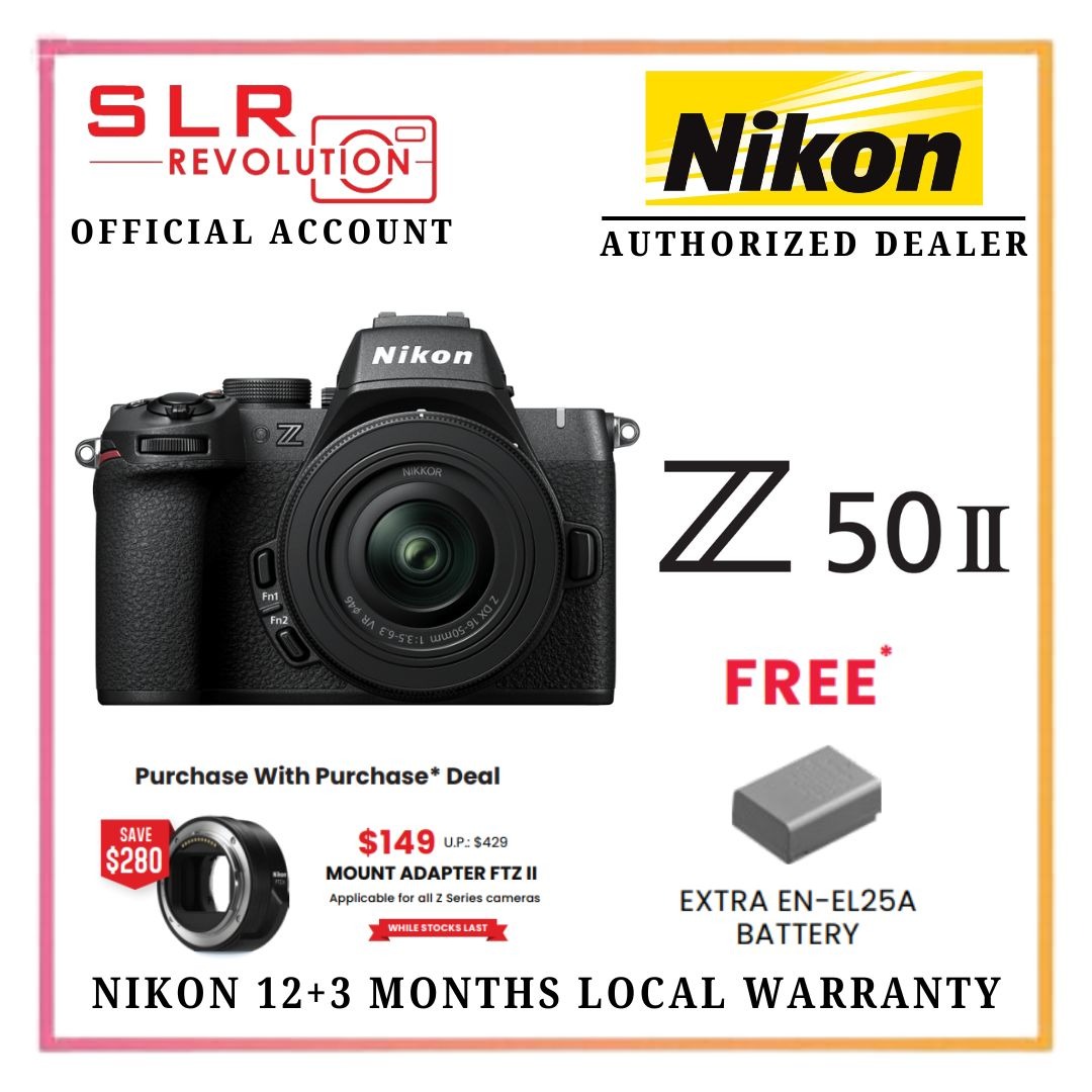 NIKON Z50II 16-50 KIT / NIKON Z50II 18-140 KIT / NIKON Z50II DUAL LEN KIT / NIKON Z502 / NIKON ...