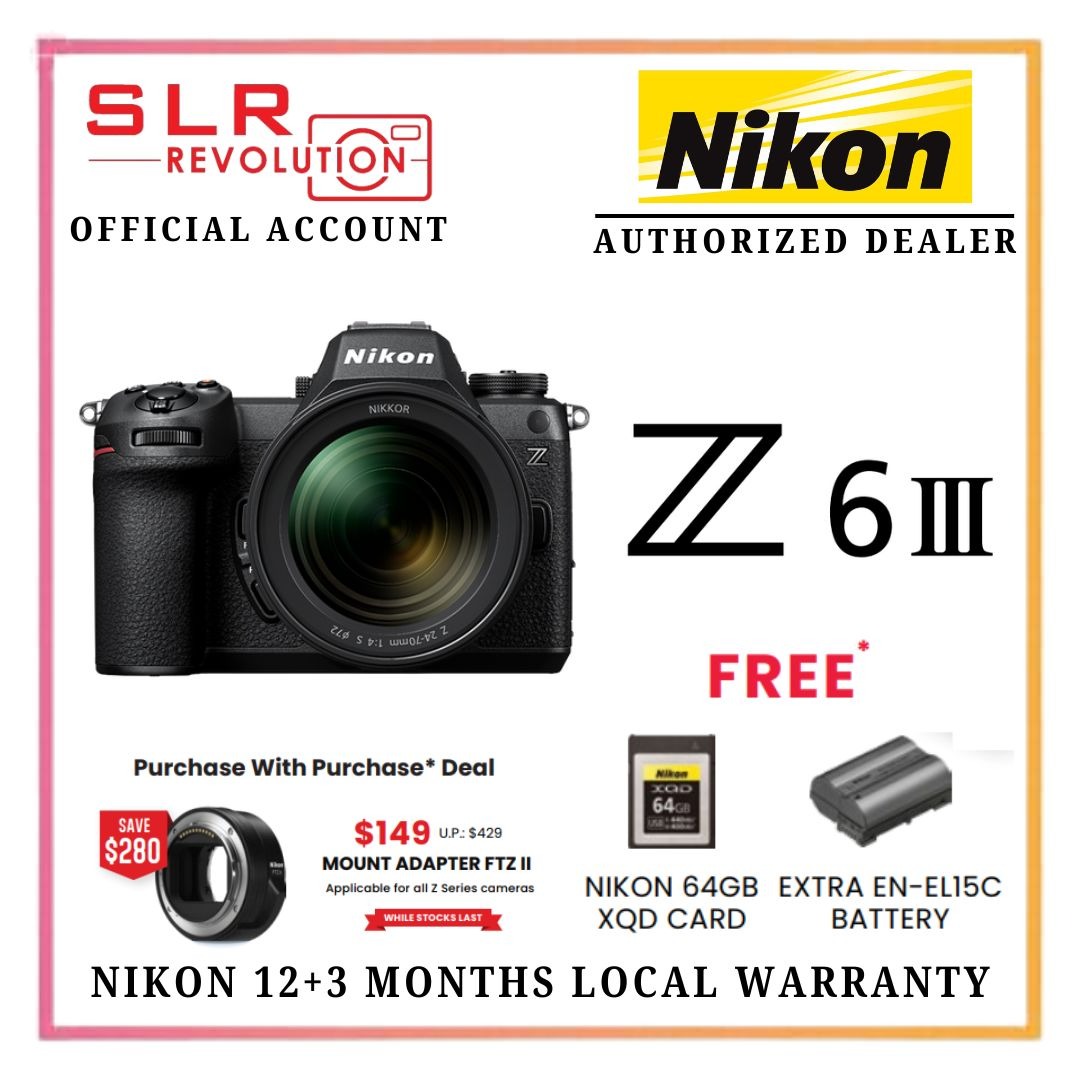 NIKON Z6III BODY / NIKON Z6III 24-70 KIT / NIKON Z6III 24-120 KIT ...