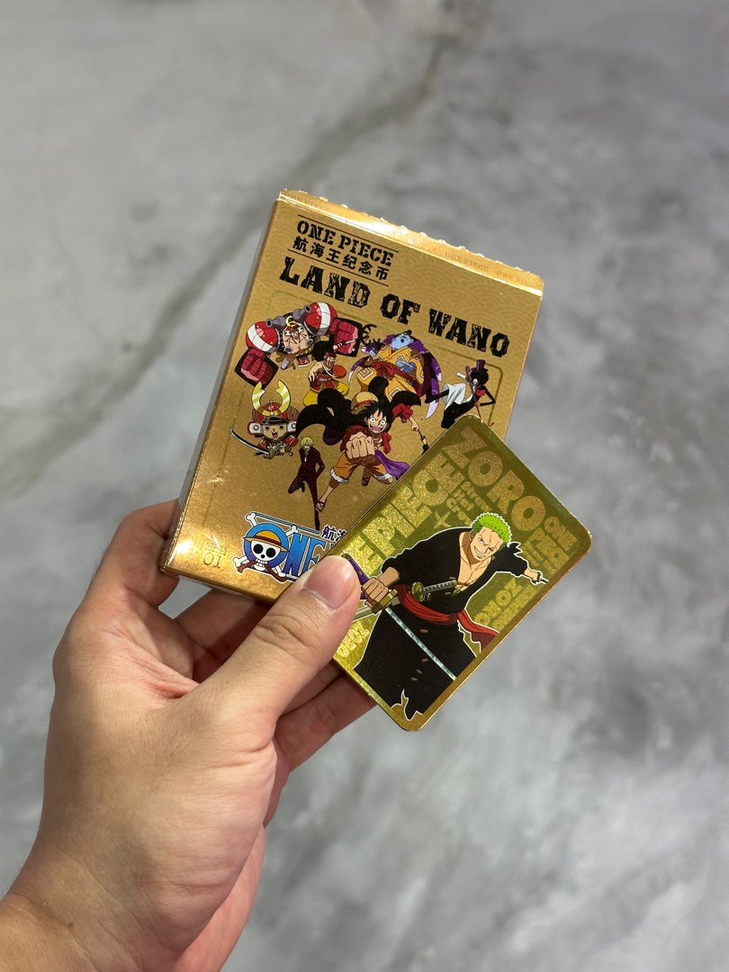 One Piece Gold Coin Collectible Blind Box 25th Anniversary - Zoro ...