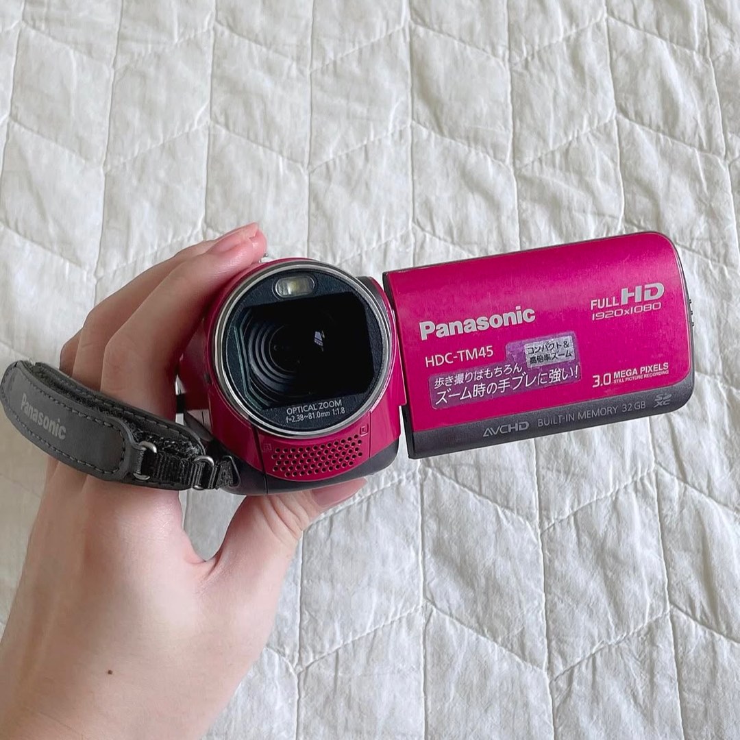 Panasonic pink camcorder handycam HDC TM45 pink digital camera ccd ...