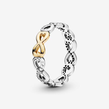 Pandora Pandora Infinity Love Ring 2 tone - 52, Women's Fashion ...
