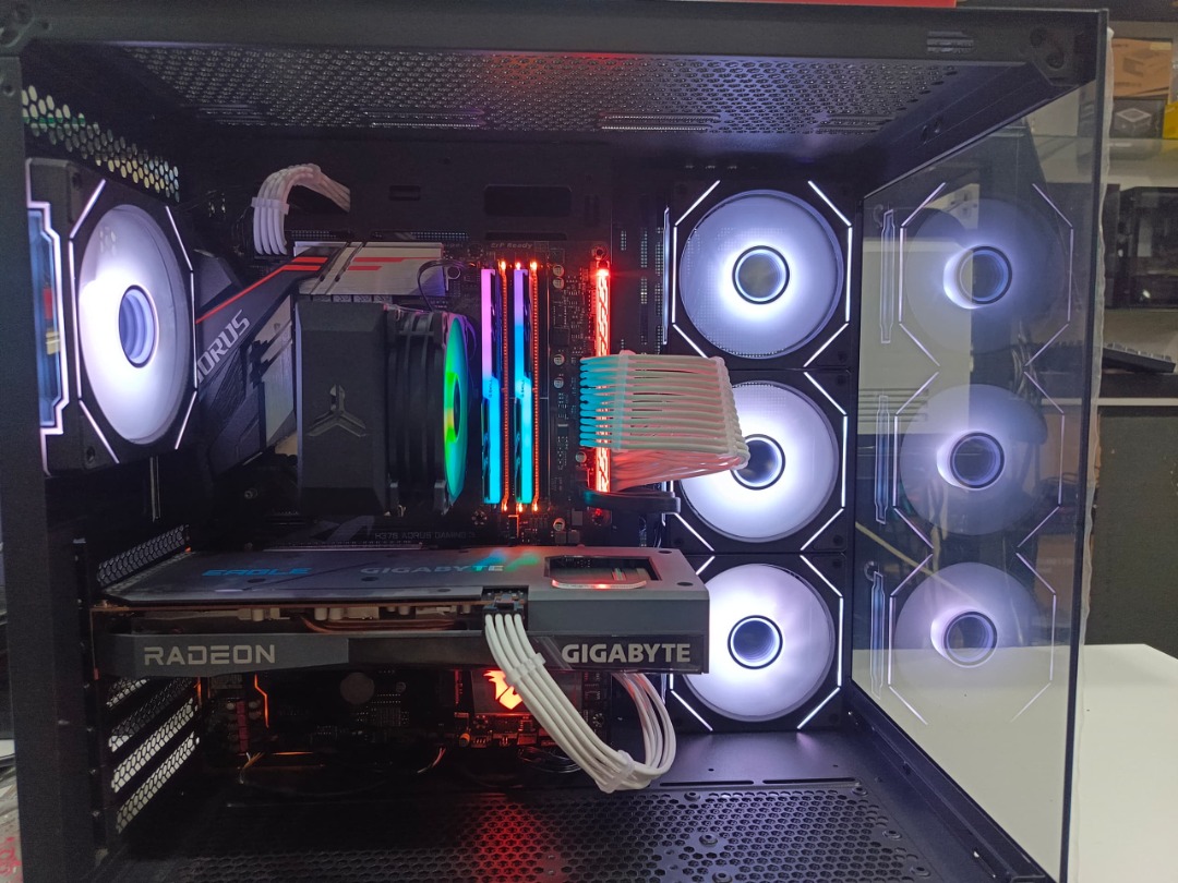 PC Budget Gaming intel i5 8gen 16gb ram ddr4 RX6600XT 512SSD NVME ...