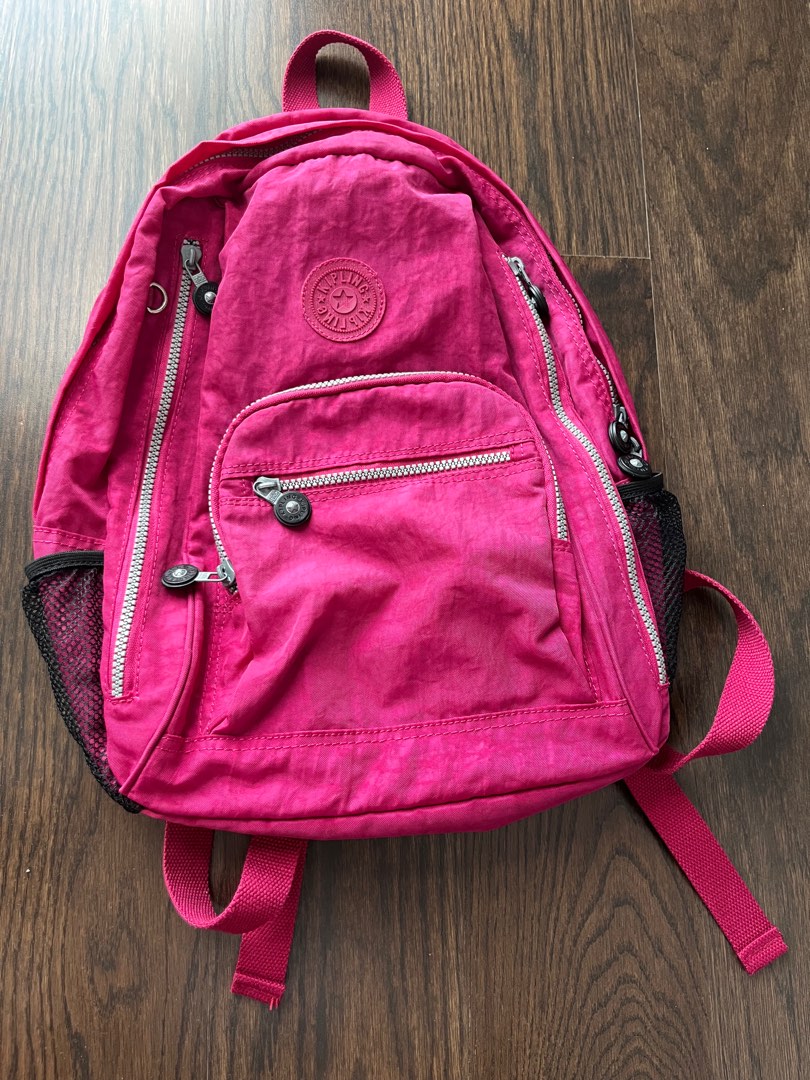 Pink Kipling Backpack, Babies & Kids, Babies & Kids Fashion on Carousell