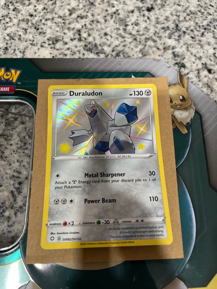 Pokemon tcg - Duraludon - shining fate, Hobbies & Toys, Toys & Games on ...