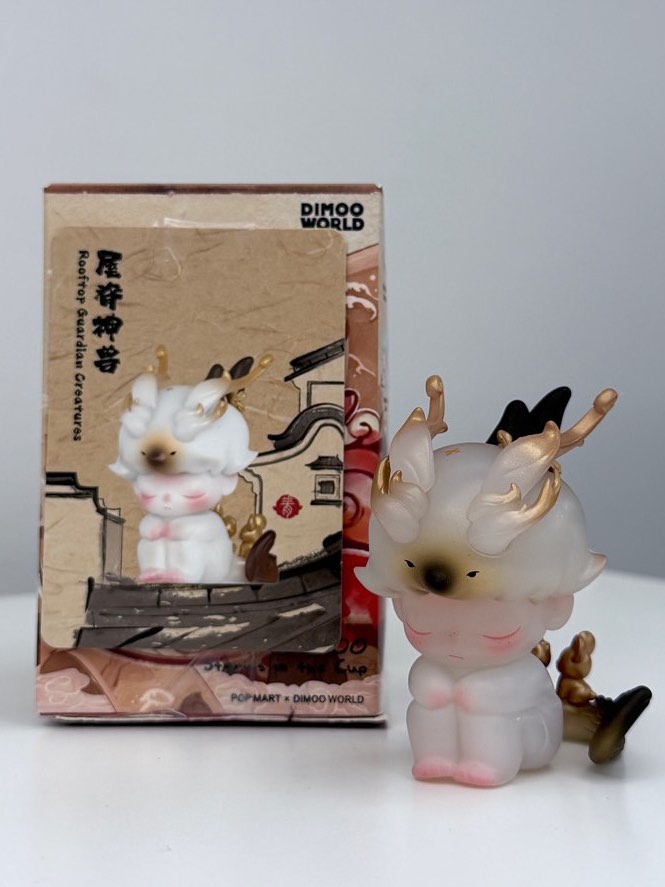 Popmart Dimoo Stories in a Cup - Rooftop Guardian Creatures (unsealed ...