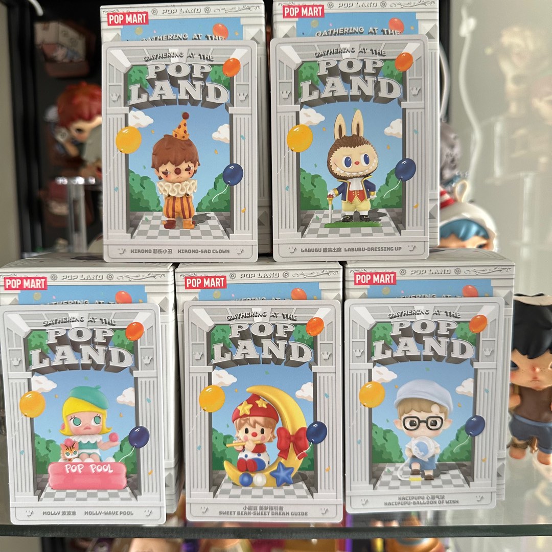 Popmart gathering at the popland, Hobbies & Toys, Toys & Games on Carousell