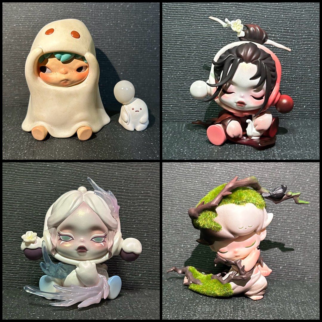 Popmart Skullpanda The Ink Plum Blossom Series Figures | The Scene ...
