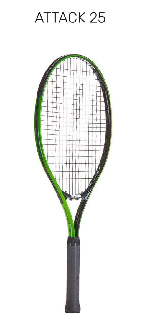 Prince Attack 25in - tennis racket, Sports Equipment, Sports & Games, Racket & Ball Sports on ...