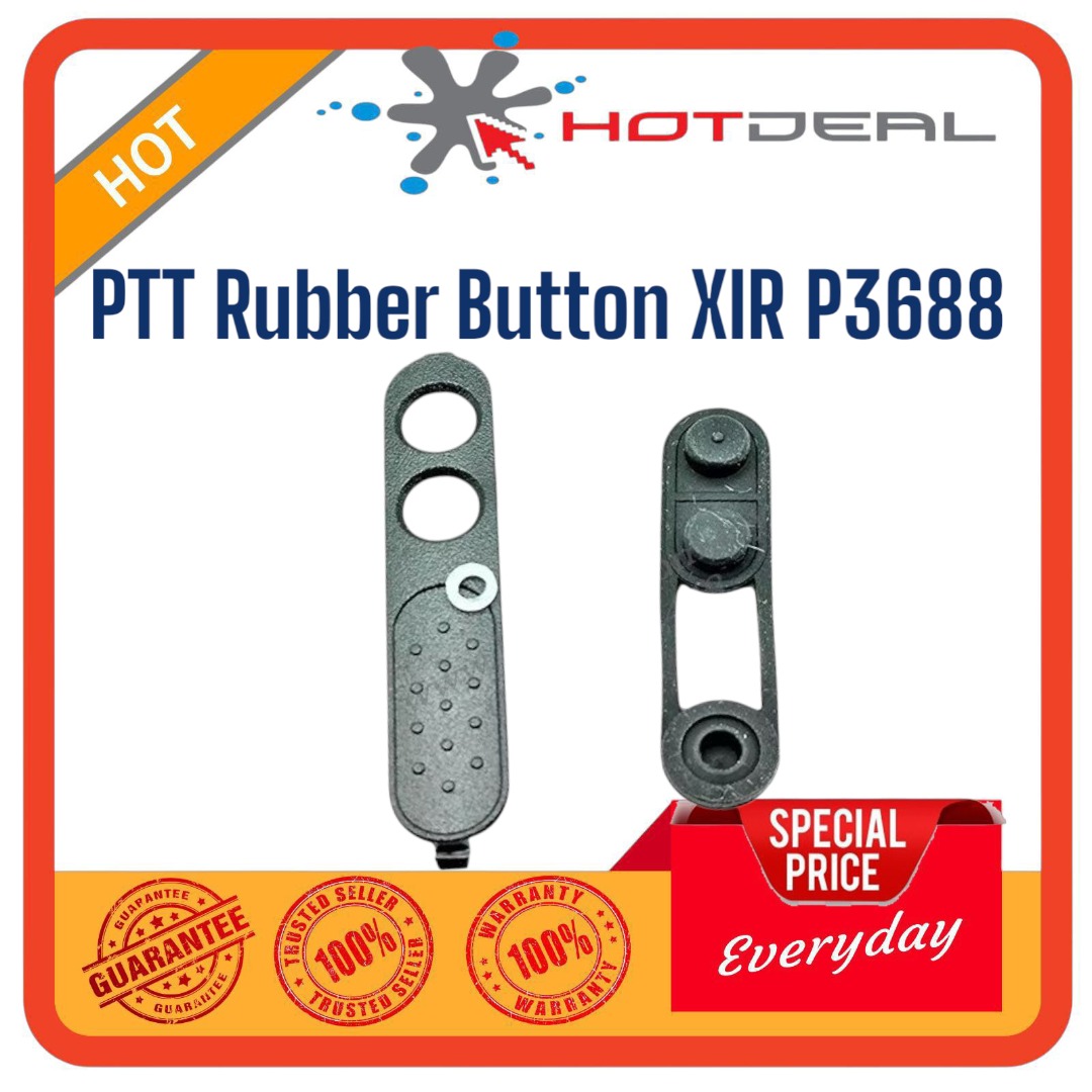 PTT Rubber Button For Motorola Xir P3688 (new model ) Set, Computers ...