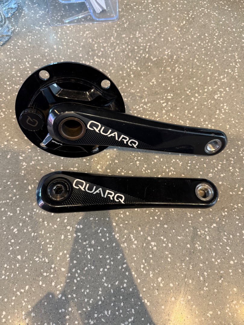 Quarq dfour 91 power meter crankset, Sports Equipment, Bicycles & Parts ...