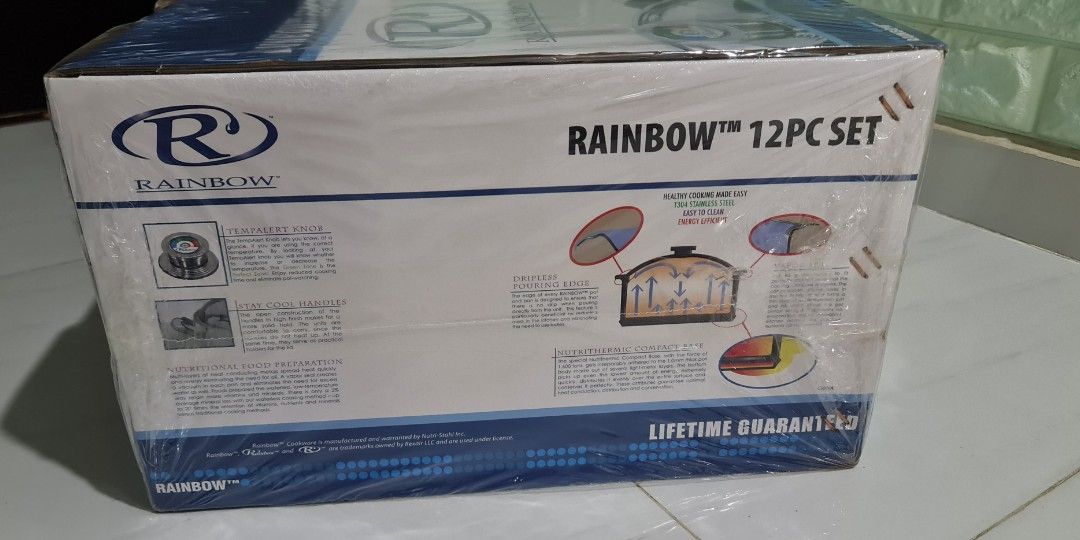 Rainbow 12pcs Cookware Set, TV & Home Appliances, Kitchen Appliances, Cookers on Carousell