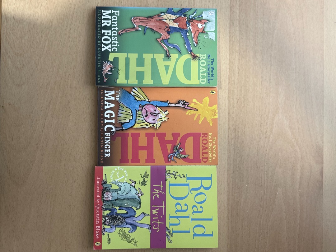 Roald Dahl book set: The Twits, Fantastic Mr. Fox, The Magic Finger ...