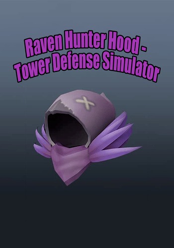 Roblox - Raven Hunter Hood - Tower Defense Simulator (DLC) Official ...
