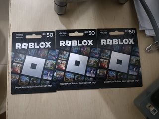 ROBLOX GIFT CARD, Video Gaming, Gaming Accessories, Game Gift Cards ...