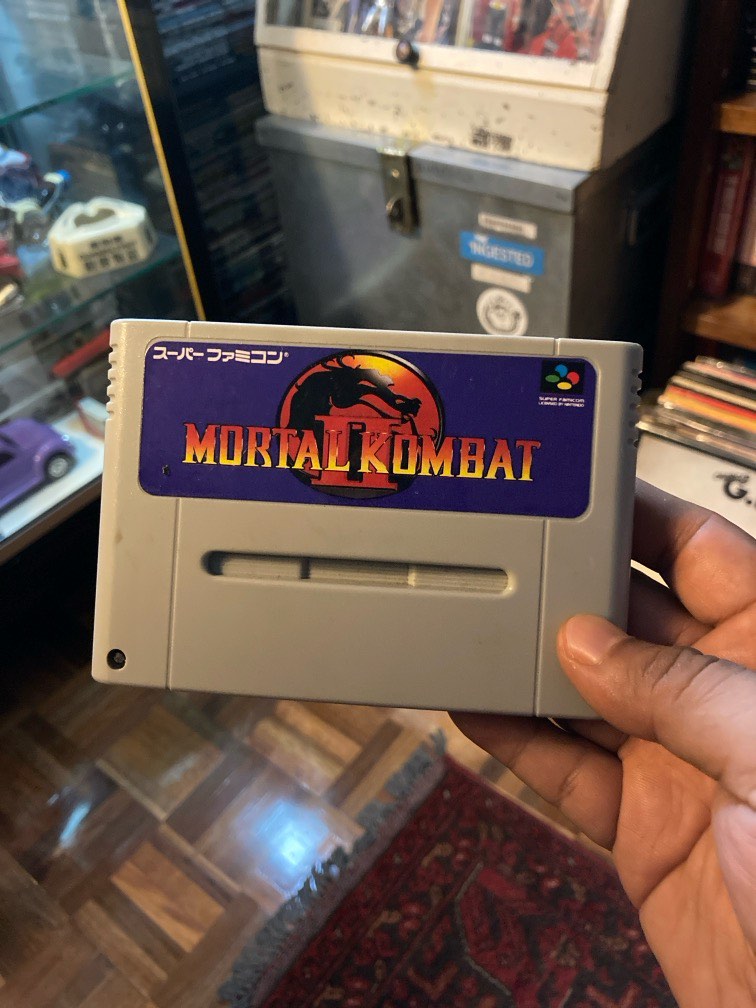 SFC Mortal Kombat Cartridge, Video Gaming, Video Games, Nintendo on Carousell