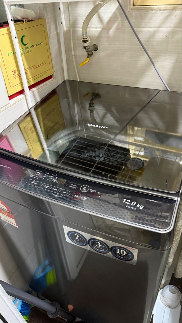 Sharp Washing Machine 12kg, TV & Home Appliances, Washing Machines and ...