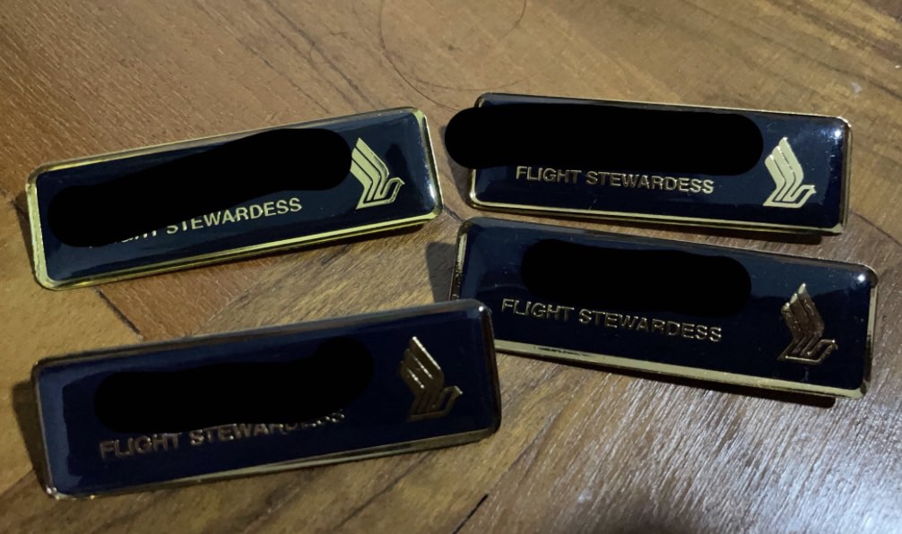 Sia stewardess name tag, Hobbies & Toys, Stationery & Craft, Craft ...