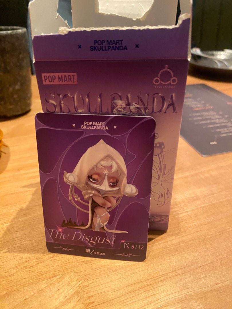 Popmart Skullpanda The Sound (The disgust), 興趣及遊戲, 玩具 & 遊戲類 - Carousell