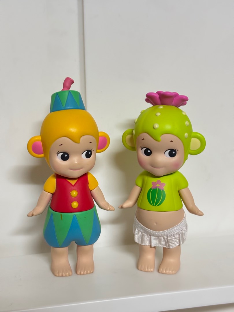 Sonny Angel Cactus Monkey and Circus Monkey SET, Hobbies & Toys, Toys ...