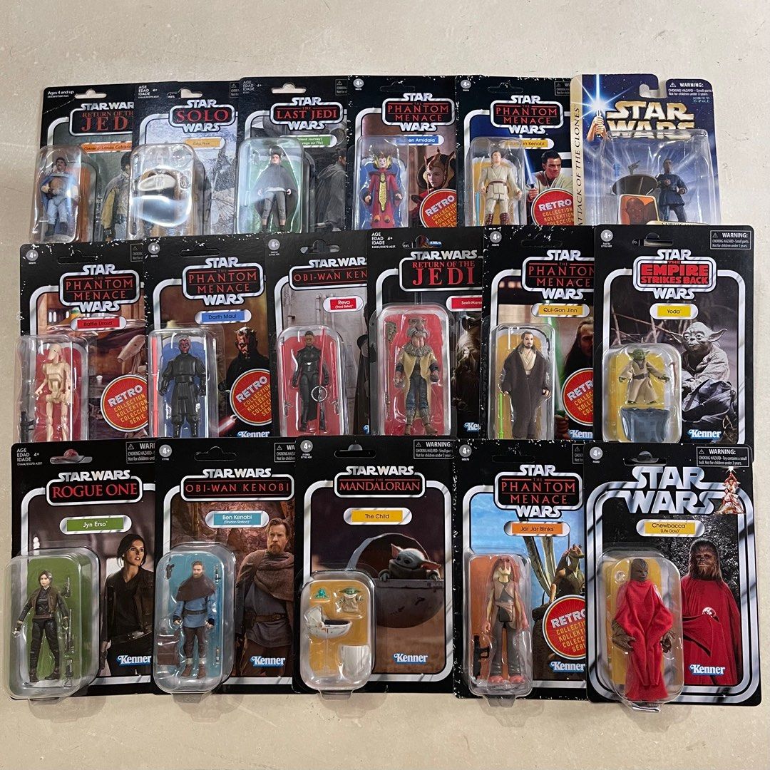 Star wars TVC hasbro figurine Kenner vintage collection figure retro ...