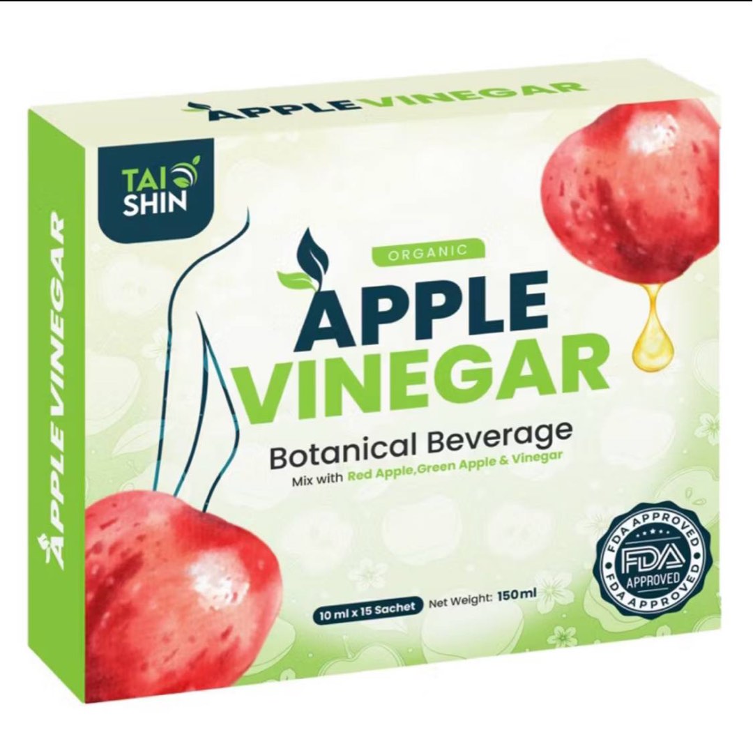 [Taishin Taiso] Apple vinegar 15 sachet, Health & Nutrition, Health ...