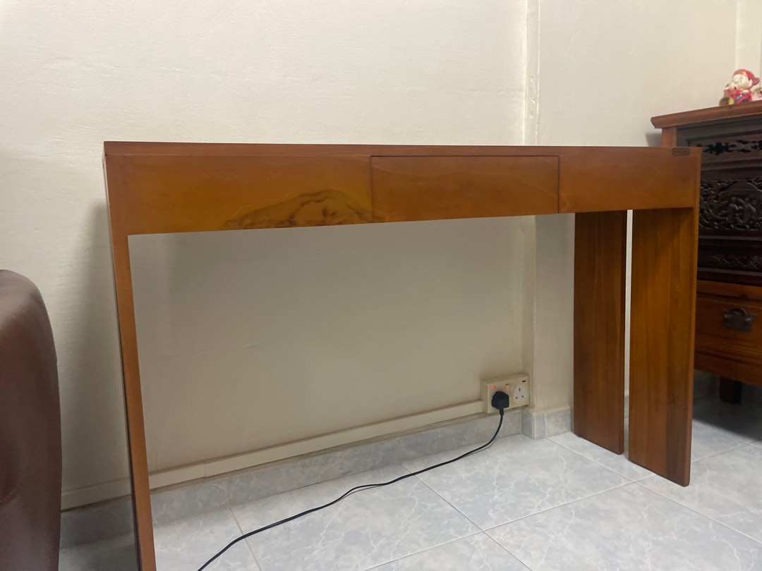 Scan Teak dressing laptop reading desk 120/35/76cm cw transfer east ...