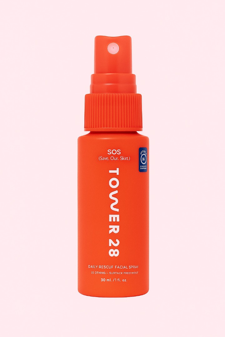 Tower 28 SOS Rescue Spray 30ml 120ml Facial Mist Toner Hypochlorous ...
