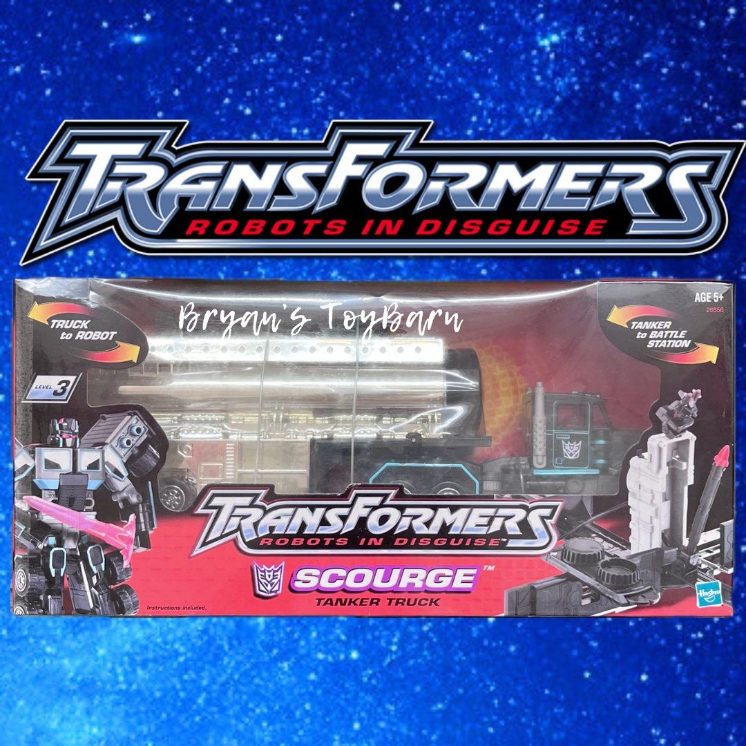 Transformers Scourge Tanker Truck Robot in Disguise RID Series Leader ...