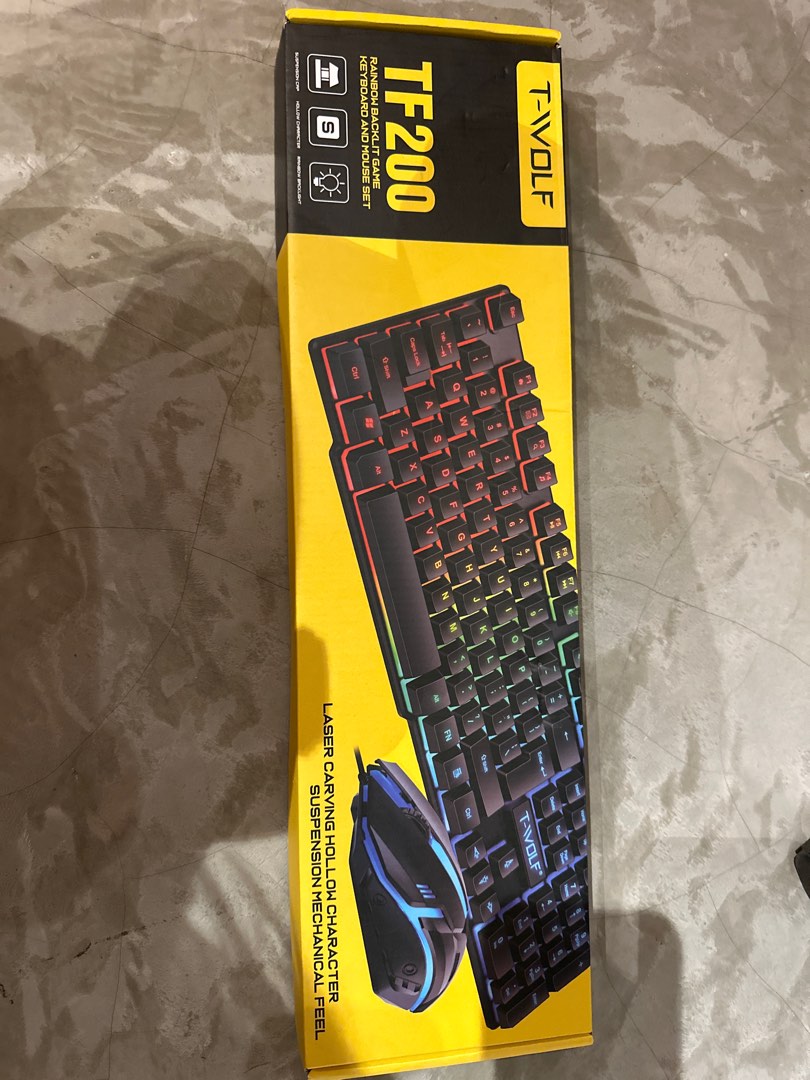 T Wolf Tf200 Gaming Keyboard Mouse Combo Computers And Tech Parts And Accessories Computer