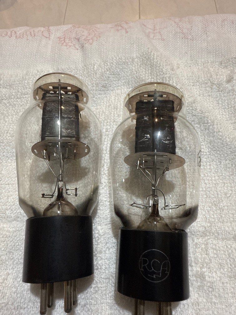 USED RCA 2A3 output Tube(2)., Audio, Other Audio Equipment on Carousell