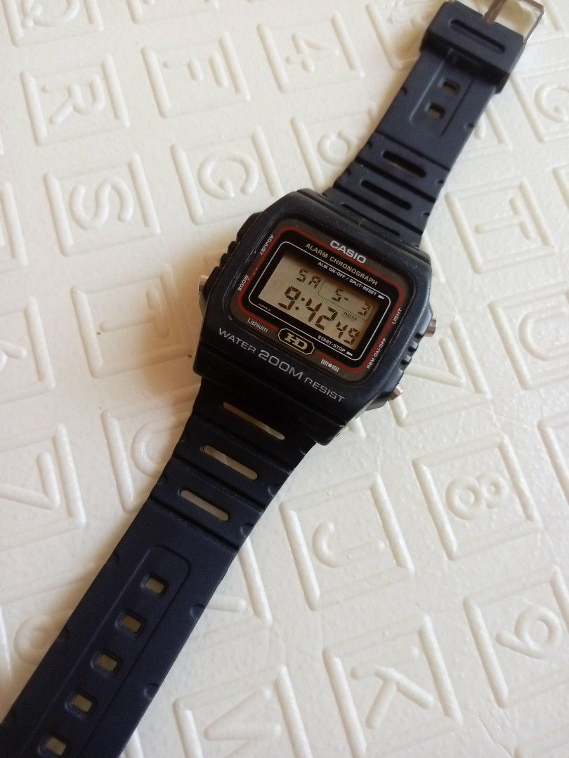 Vintage Rare 1989's Casio DW-260 Alarm Chronograph Digital Watch ...