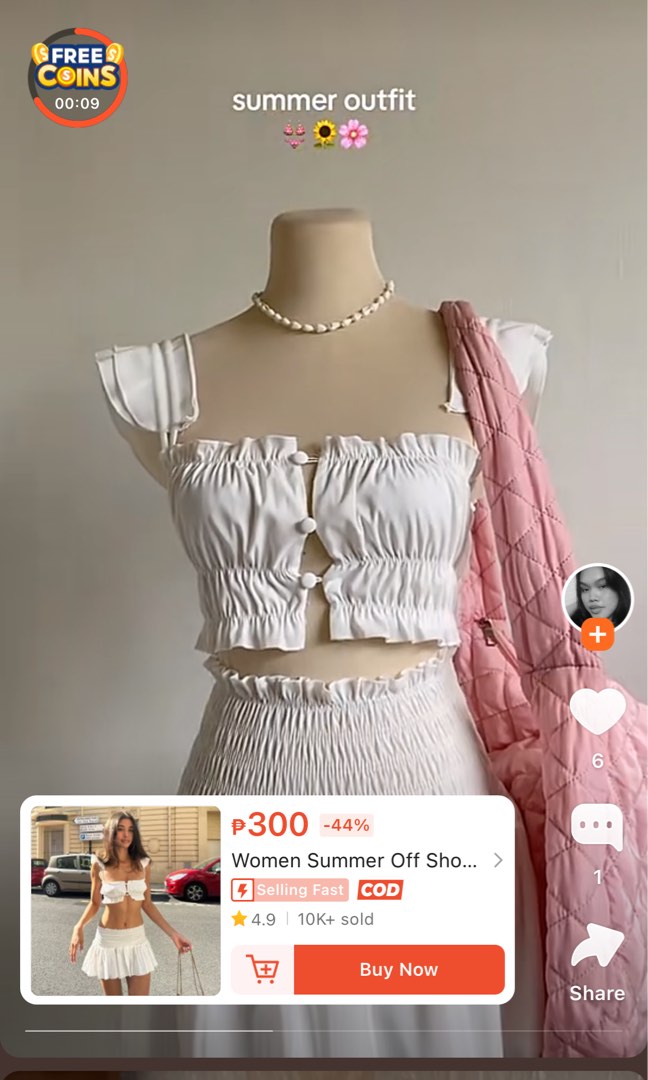 Women Off Shoulder Summer Coords, Women's Fashion, Dresses & Sets, Sets ...