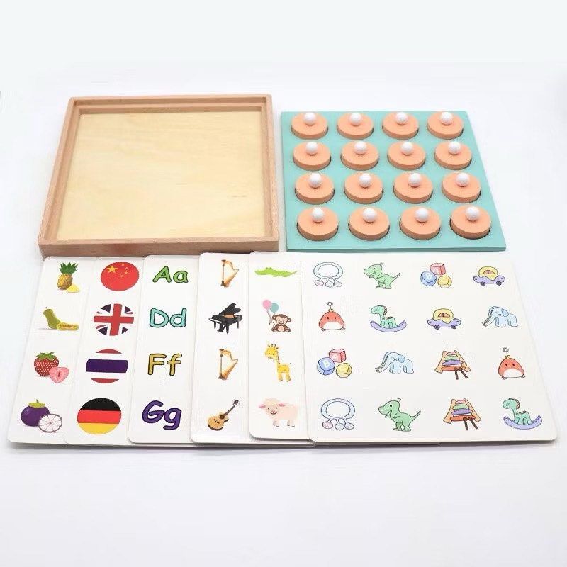 Wooden memory game, Hobbies & Toys, Toys & Games on Carousell