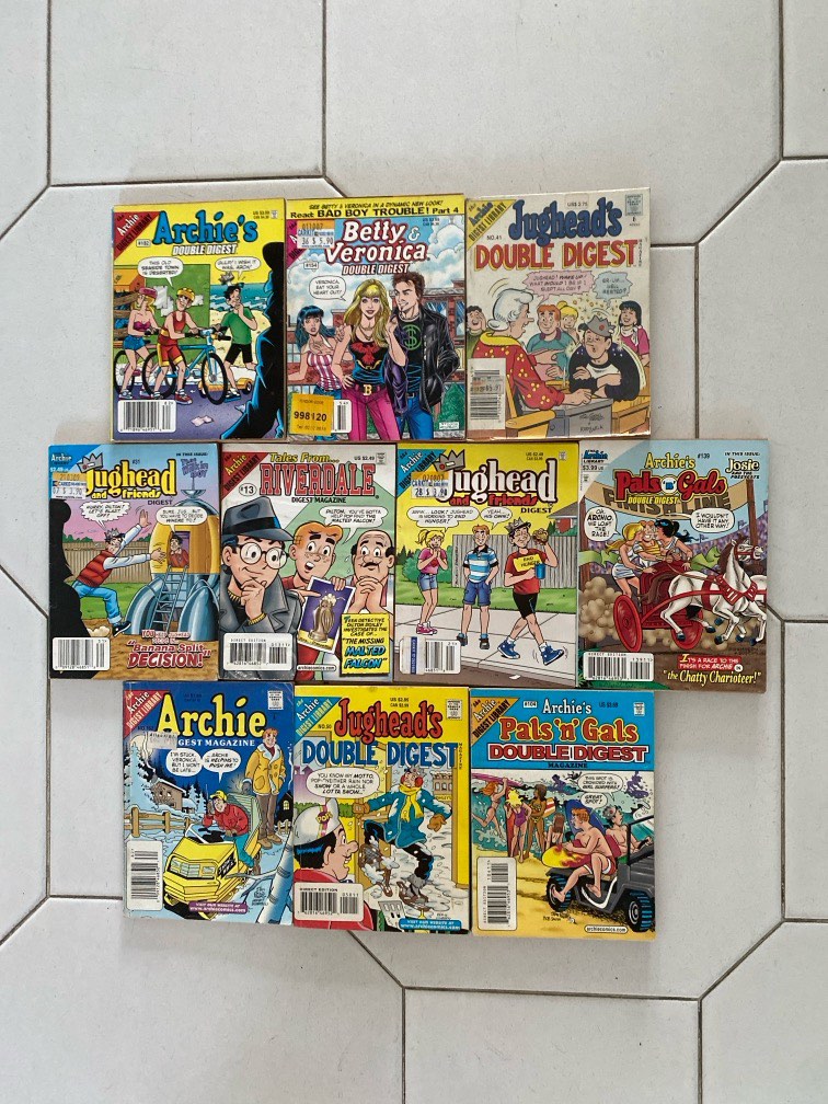 10 ax ( bundle of 10) Archie Comics as shown, Hobbies & Toys, Books ...