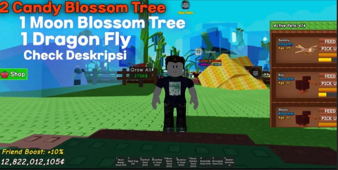 2 Candy Blossom Trees | Grow A Garden, Everything Else, Others on Carousell