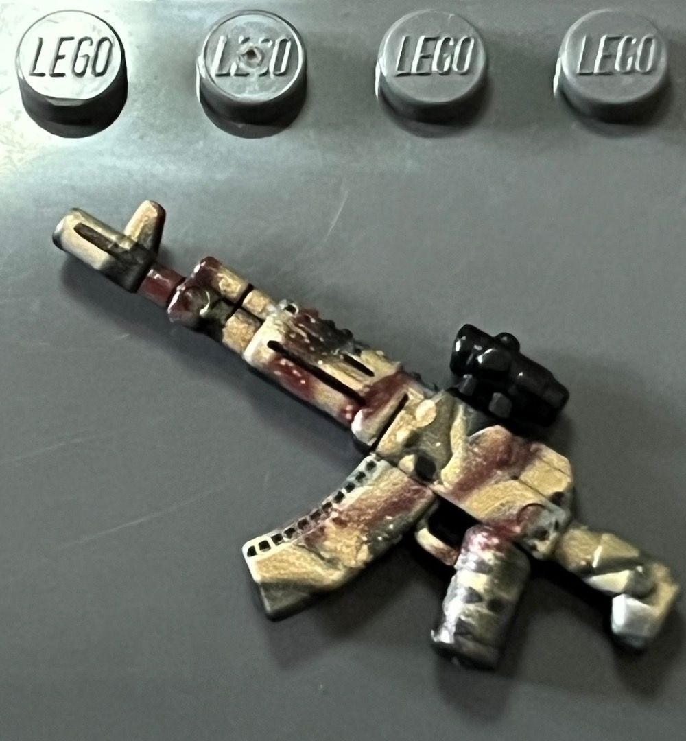 1x Camo Brickmania AK12 Perfect Calibre guns for lego army and police ...