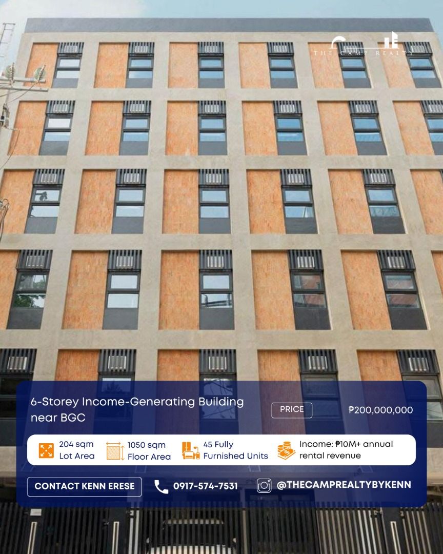 6-Storey Income-Generating Building near BGC, Property, For Sale ...