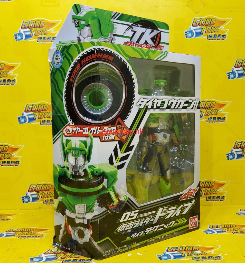 中古已開封 BANDAI TIRE KOUKAN SERIES TK 05 KAMEN RIDER DRIVE TYPE TECHNIC 輪胎 ...