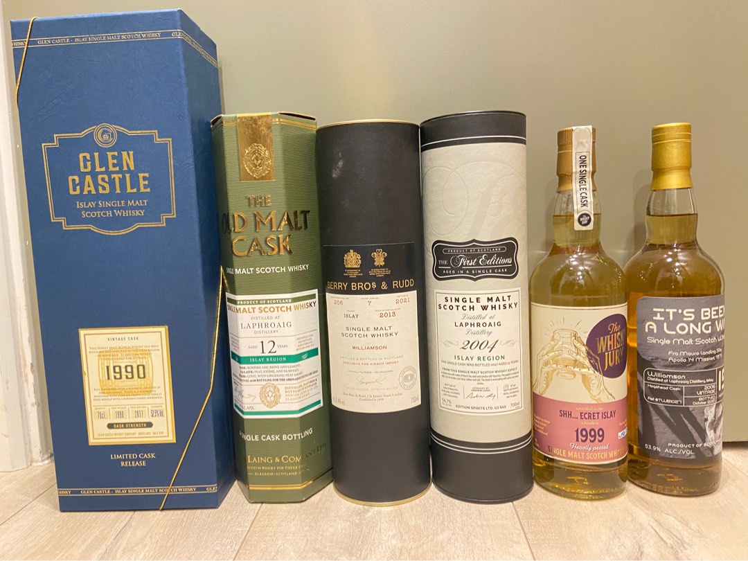 Laphroaig Whisky (多款IB), 嘢食 & 嘢飲, 酒精飲料 - Carousell