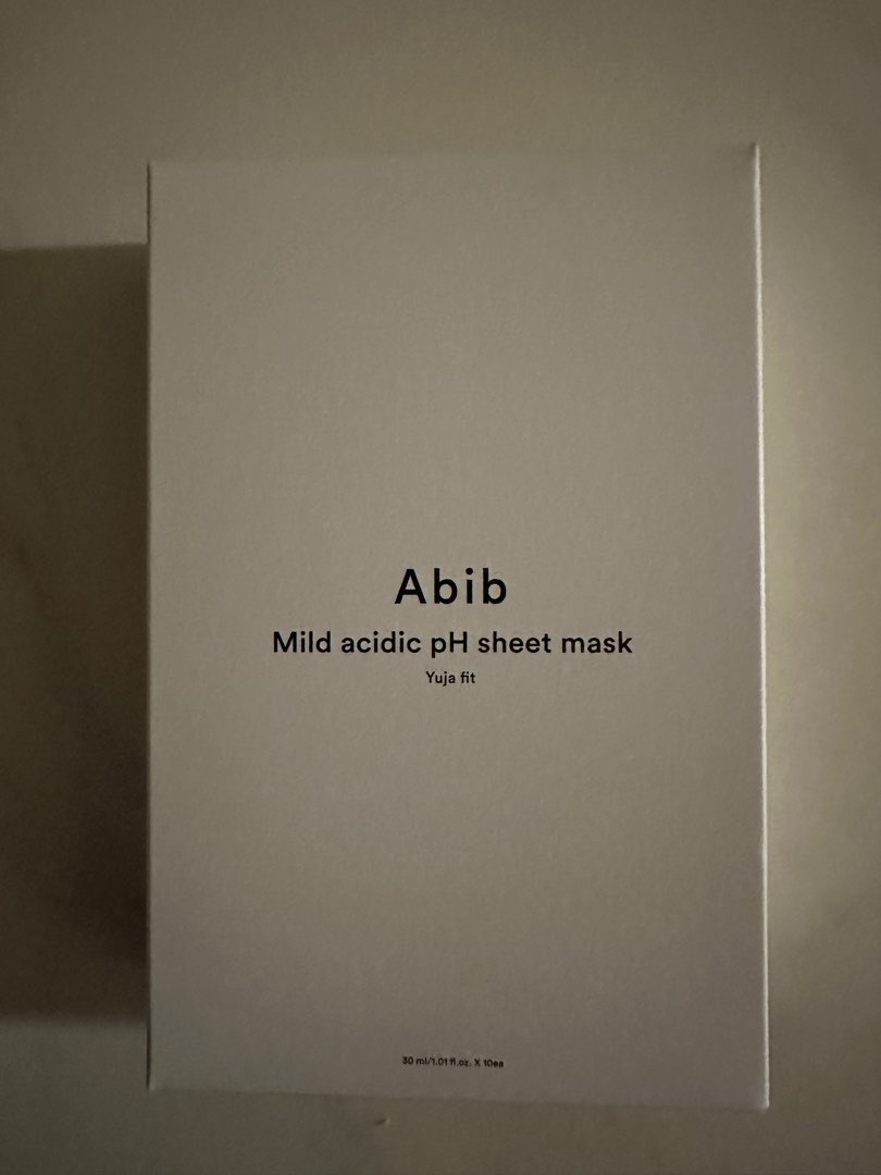 Abib Mild Acidic pH mask Yuja fit - BRAND NEW CHEAP, Beauty & Personal ...