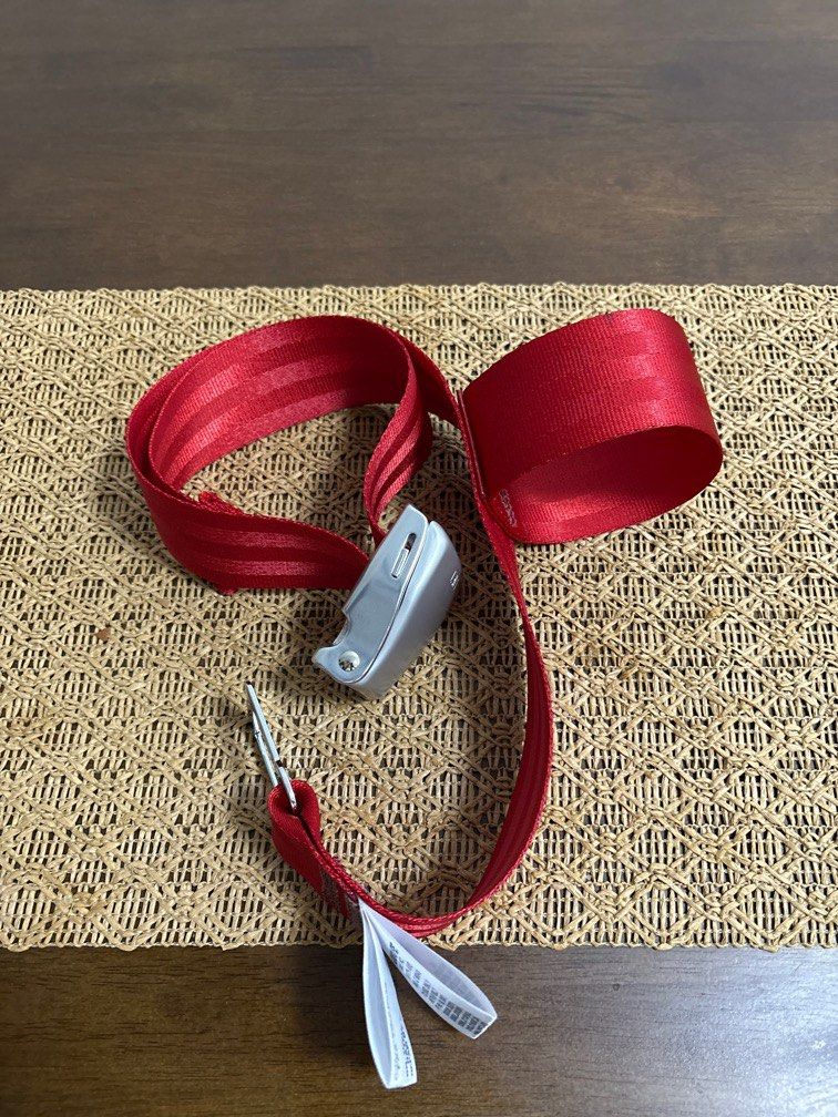 aircraft restraint belt(super rare), Luxury, Accessories on Carousell